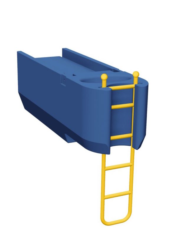 PONTONG TIL UTRIGGER, 525 L m/Redningsstige - Jamax